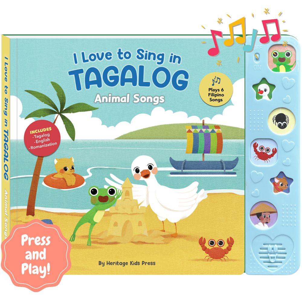 I Love to Sing in Tagalog: Animal Songs Songbook – Wonderly Press